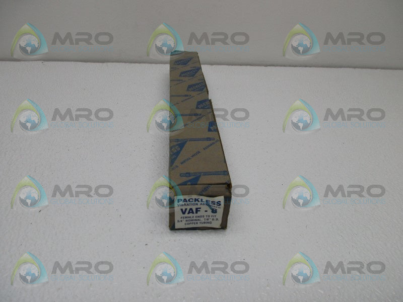 PACKLESS VAF-8 VIBRATION ABSORBER * NEW IN BOX * – MRO Global Solutions