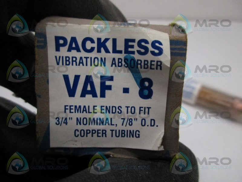 PACKLESS VAF-8 VIBRATION ABSORBER * NEW IN BOX * – MRO Global Solutions