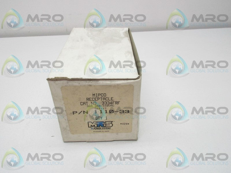 MIPCO 3334FRF RECEPTACLE NSMP
