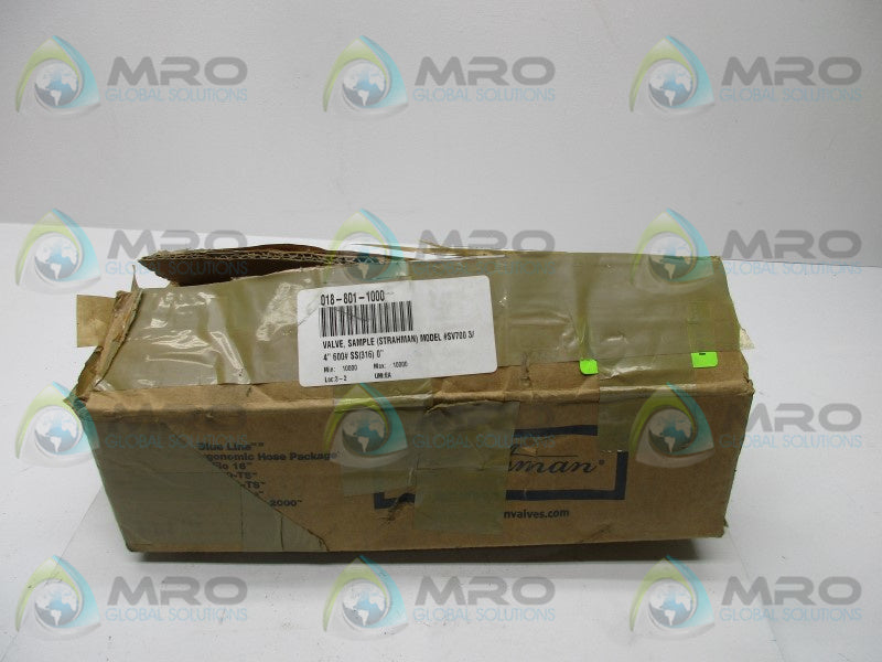 STRAHMAN SV700 SAMPLE VALVE 3/4" * NEW IN BOX