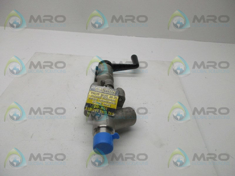 STRAHMAN SV700 SAMPLE VALVE 3/4" * NEW IN BOX