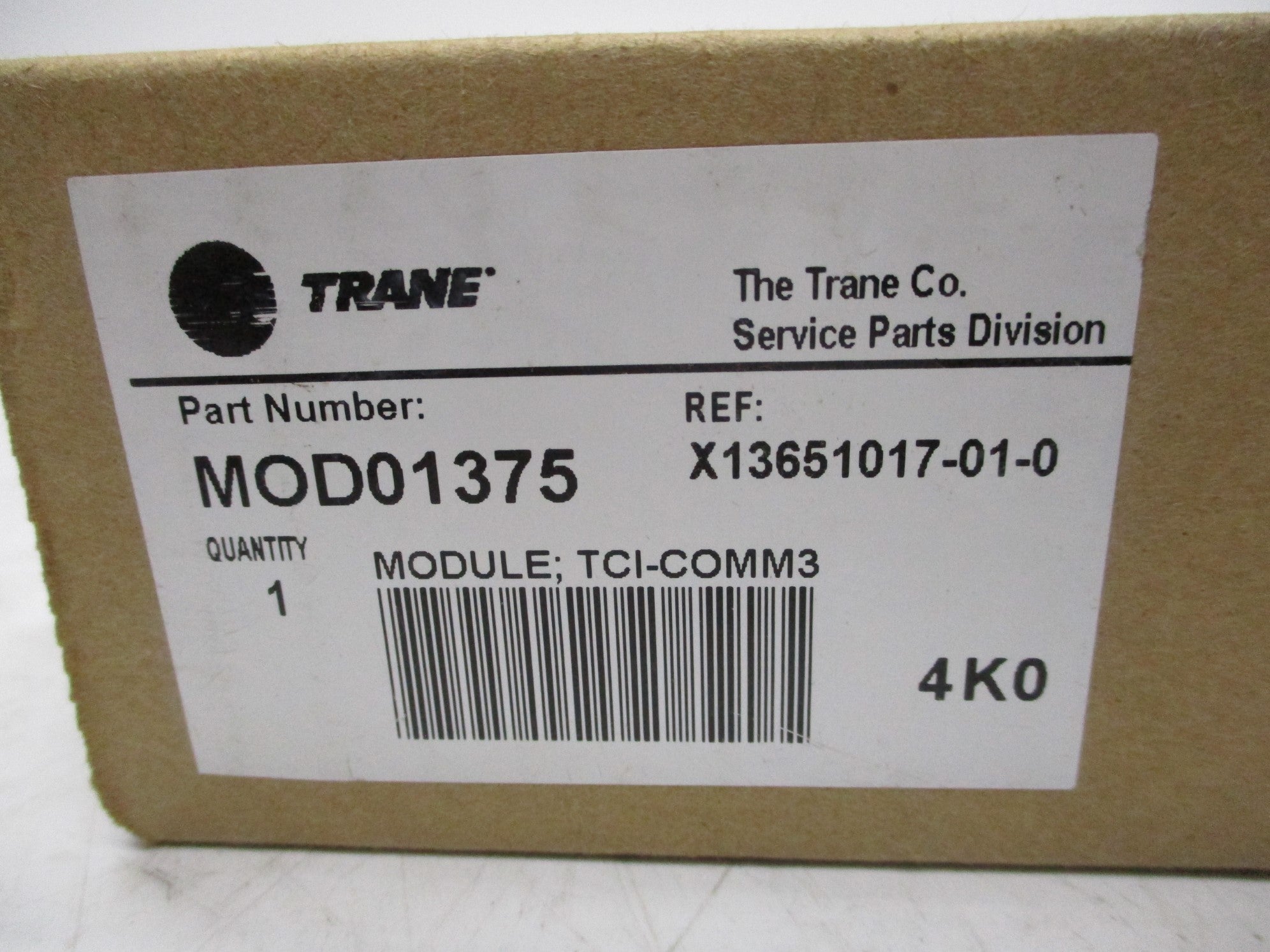 TRANE MOD01375 NSFS