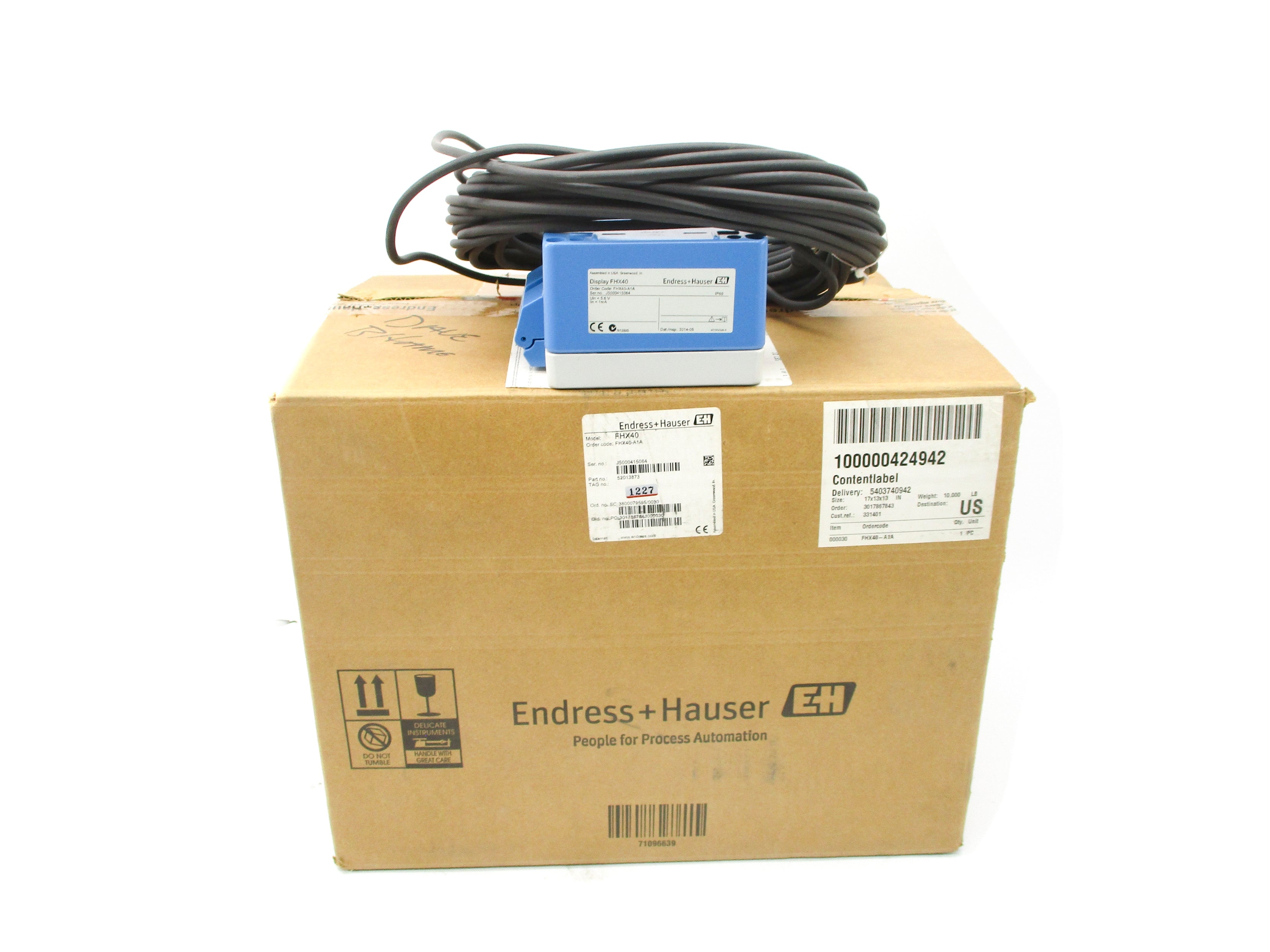ENDRESS+HAUSER FHX40-A1A 52013873 NSMP