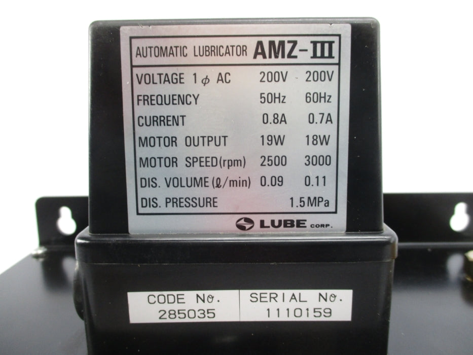 LUBE AMZ-III 285035 NSNP – MRO Global Solutions