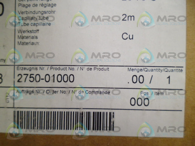 SAMSON 2750-01000 VALVE *NEW IN BOX* – MRO Global Solutions