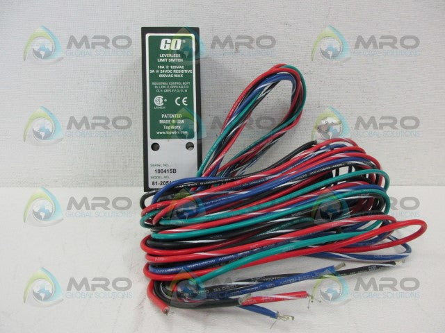 GO SWITCH 81-20516-A3 PROXIMITY LIMIT SWITCH *NEW IN BOX* – MRO Global ...