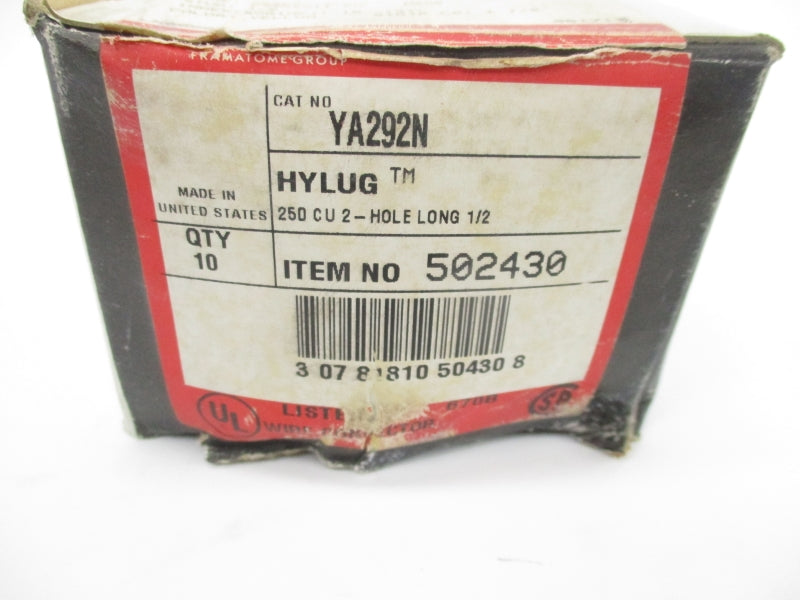 BURNDY YA292N (PKG OF 10) NSMP – MRO Global Solutions