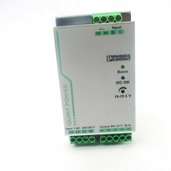 PHOENIX CONTACT QUINT-PS/3AC/24DC/20 2866792 400-500V 1.6-1.3A NSNP ...
