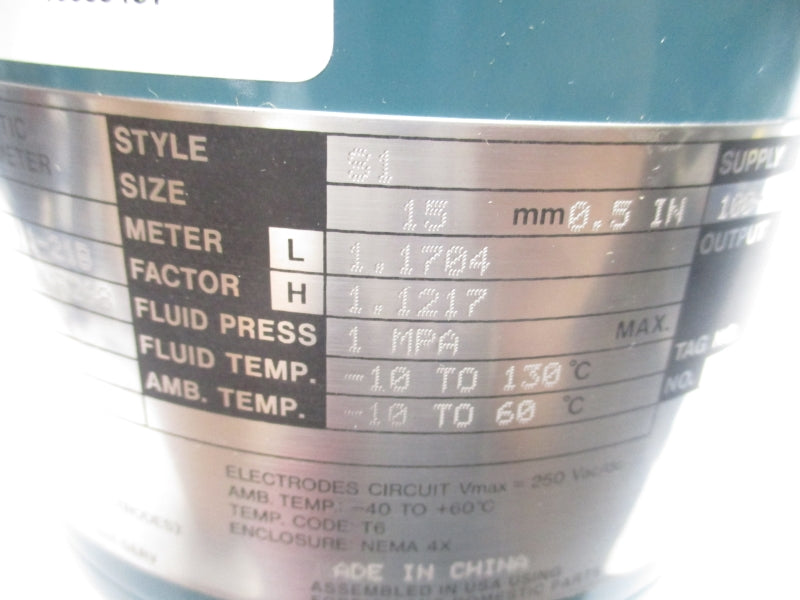 YOKOGAWA AXF015C-E1CE1L-AA11-21B/FF1/CM/SCT/M01/L2/YF268 1MPA 100-120V ...