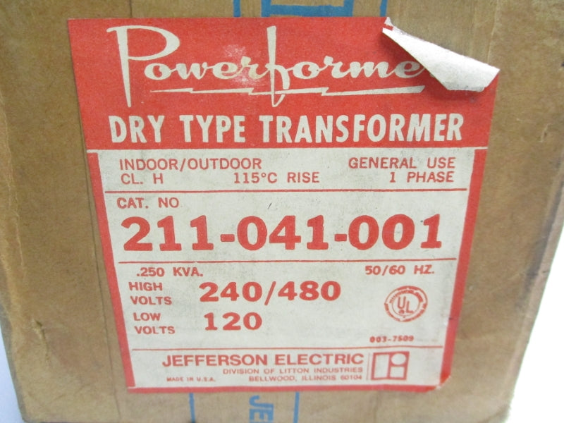 POWERFORMER 211-041-001 240/480V NSMP – MRO Global Solutions