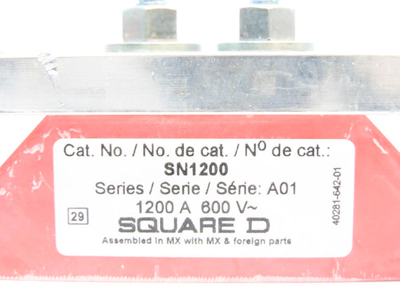 SQUARE D SN1200 SER. A01 NSMP – MRO Global Solutions