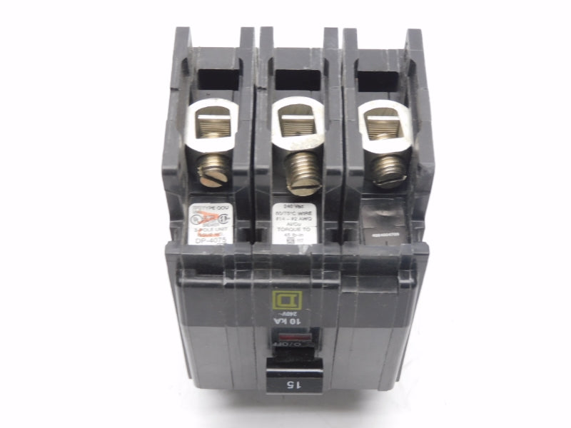 SQUARE D QOU315 240V 15A (AS PICTURED) NSMP – MRO Global Solutions