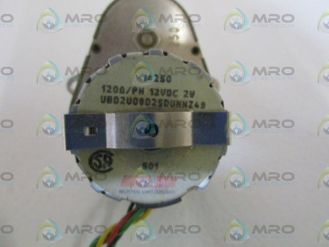 SAIA 12VDC 2W STEPPER MOTOR UBD2U08D25DUNNZ49 *USED*