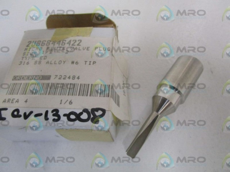 FISHER MICRO FLUTE VALVE PLUG 2U868446422 NSMP