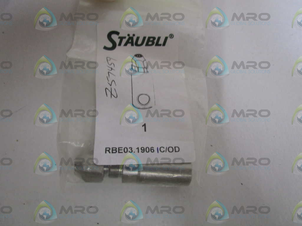STAUBLI RBE03.1906 IC/OD CONNECTOR *NEW IN BAG* – MRO Global Solutions