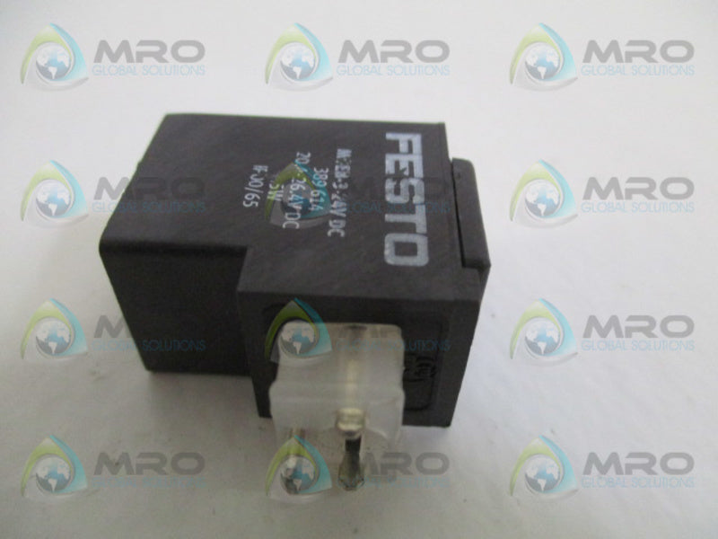 FESTO MSEB-3-24VDC SOLENOID COIL 24VDC * USED * – MRO Global Solutions