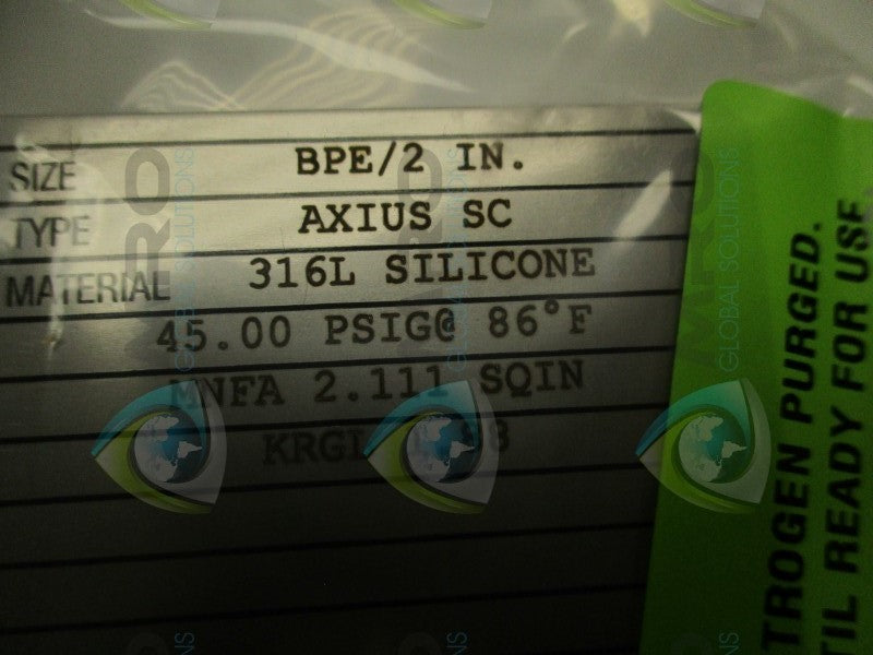 FIKE AXIUS SC BPE/2 IN. RUPTURE DISC * NEW IN BOX * – MRO Global Solutions