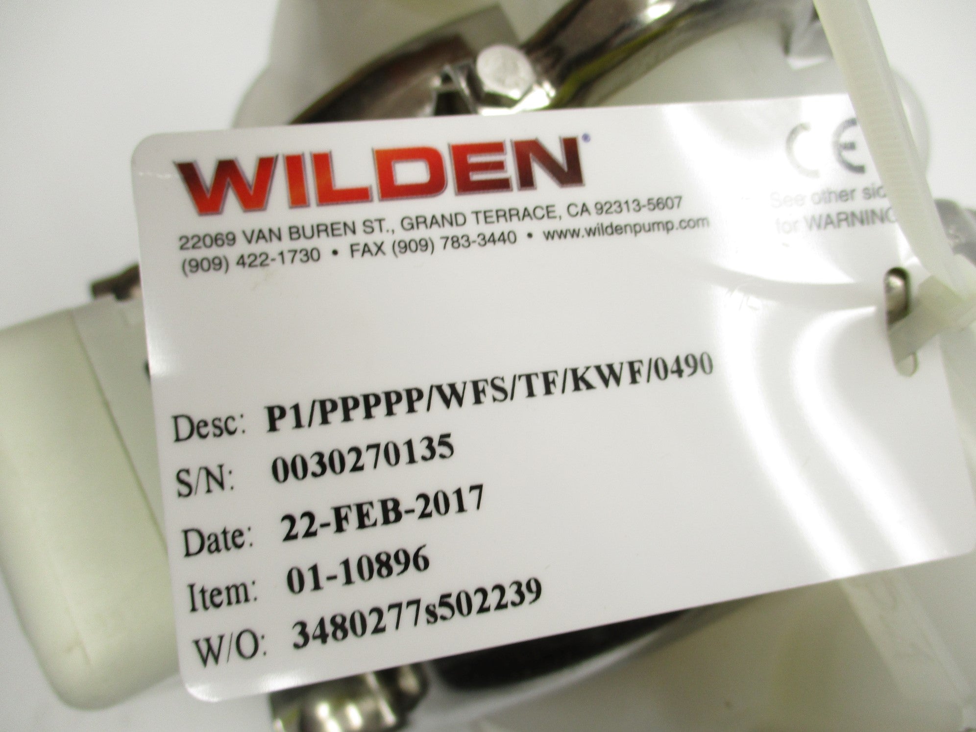 WILDEN P1/PPPPP/WFS/TF/KWF/0490 NSMP – MRO Global Solutions
