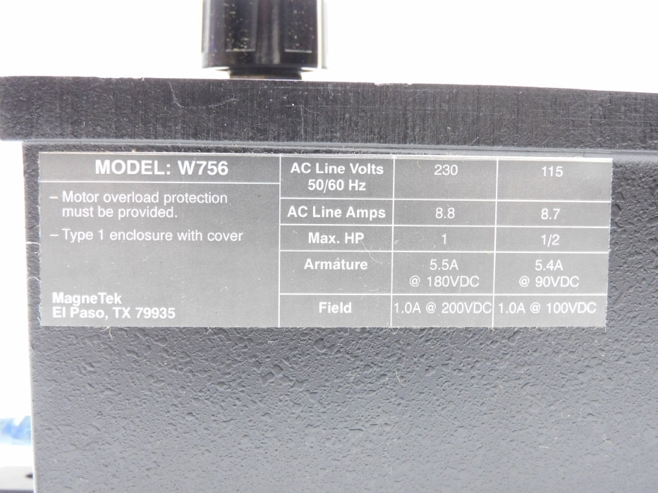 MAGNETEK MSC700 W756 NSMP – MRO Global Solutions