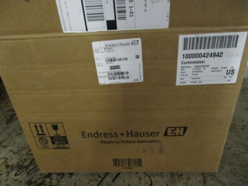 ENDRESS+HAUSER FHX40-A1A OPERATOR DISPLAY w/ FXA195-P1 COMMUBOX * NEW ...