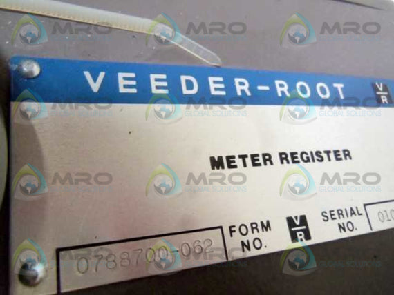 LIQUID CONTROLS M-5-3 w/ VEEDER ROOT 0788700-062 METER REGISTER * NEW ...