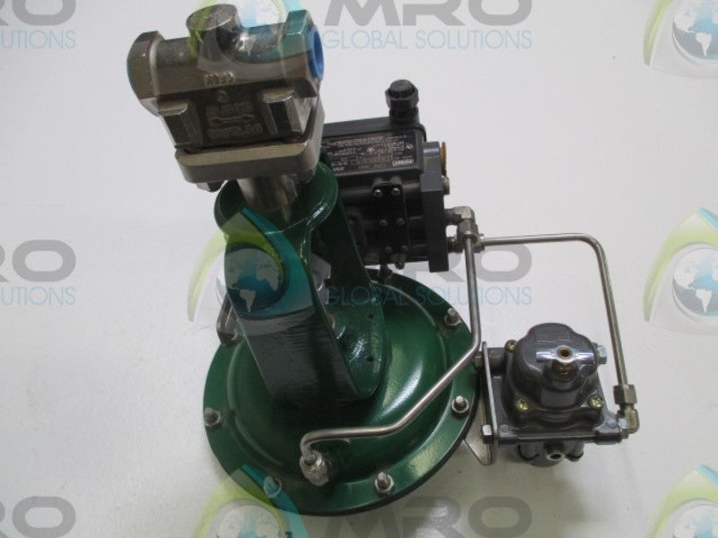 BAUMANN 24577S PNEUMATIC CONTROL VALVE w/ 3661 VALVE POSITIONER * NEW ...