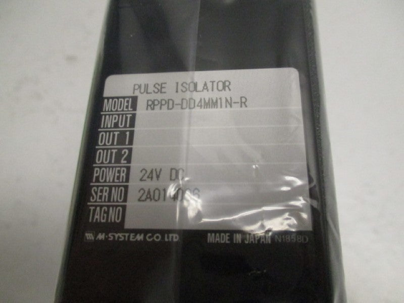 M-SYSTEM RPPD-DD4MM1N-R PULSE ISOLATOR 24VDC NSMP