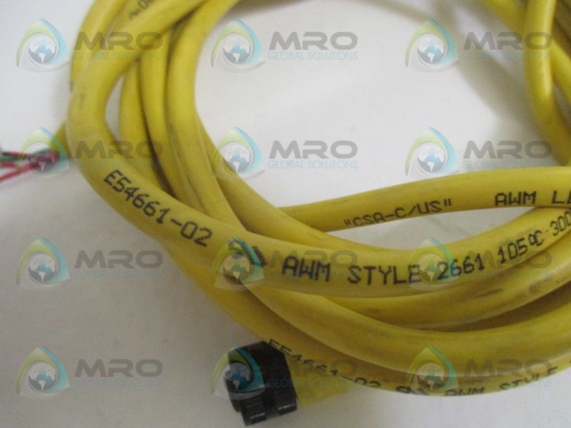 EFECTOR E54661-02 AWM STYLE 2661 CONNECTOR CABLE * USED