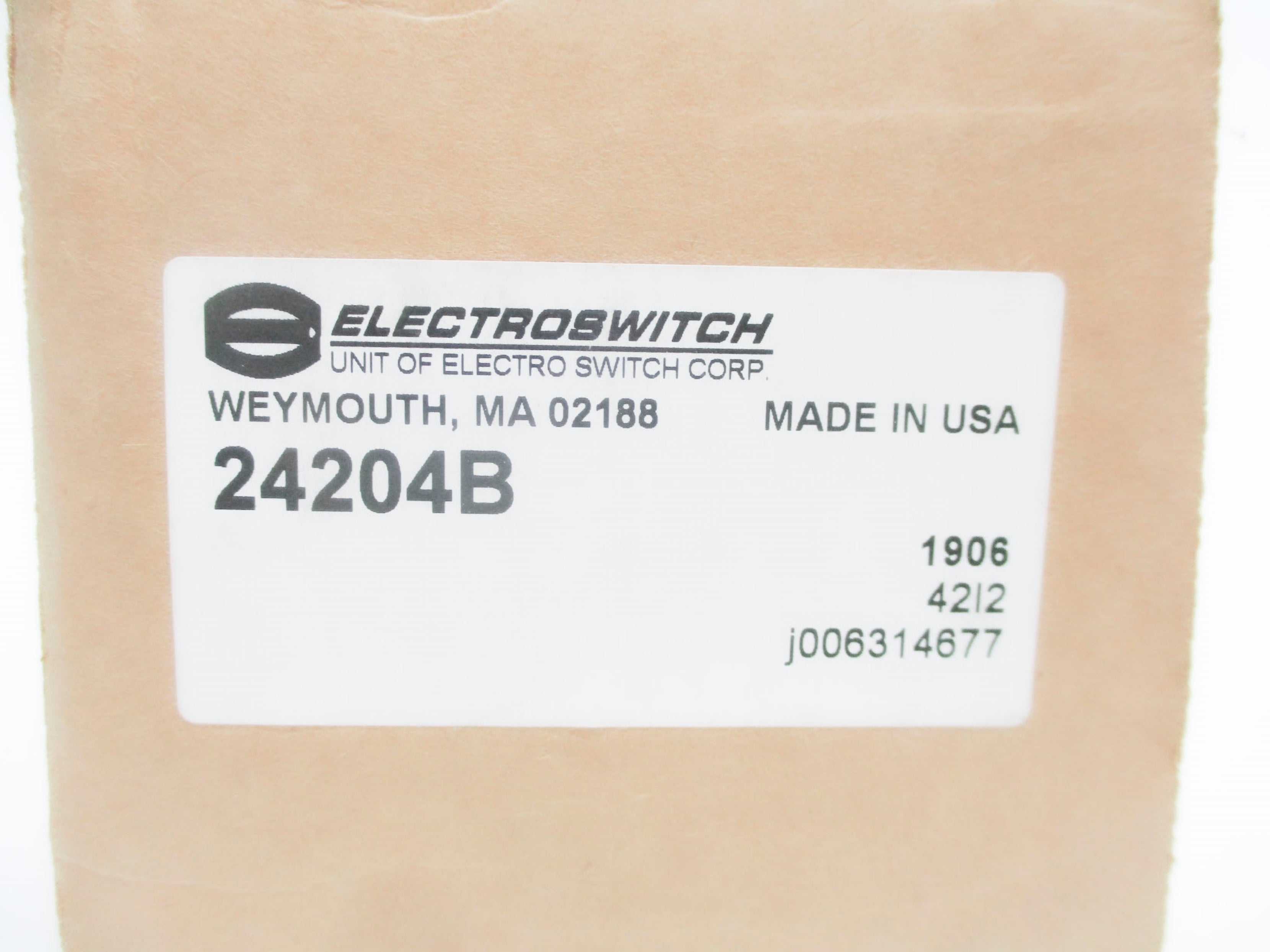 ELECTROSWITCH 24204B NSMP – MRO Global Solutions