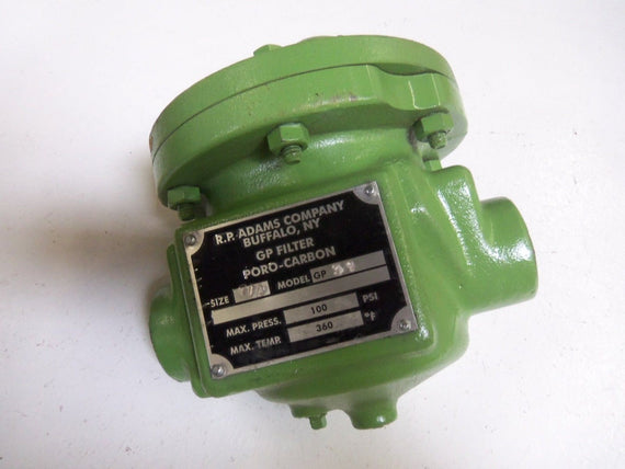 R.P. ADAMS GP-31 FILTER *NEW IN BOX*