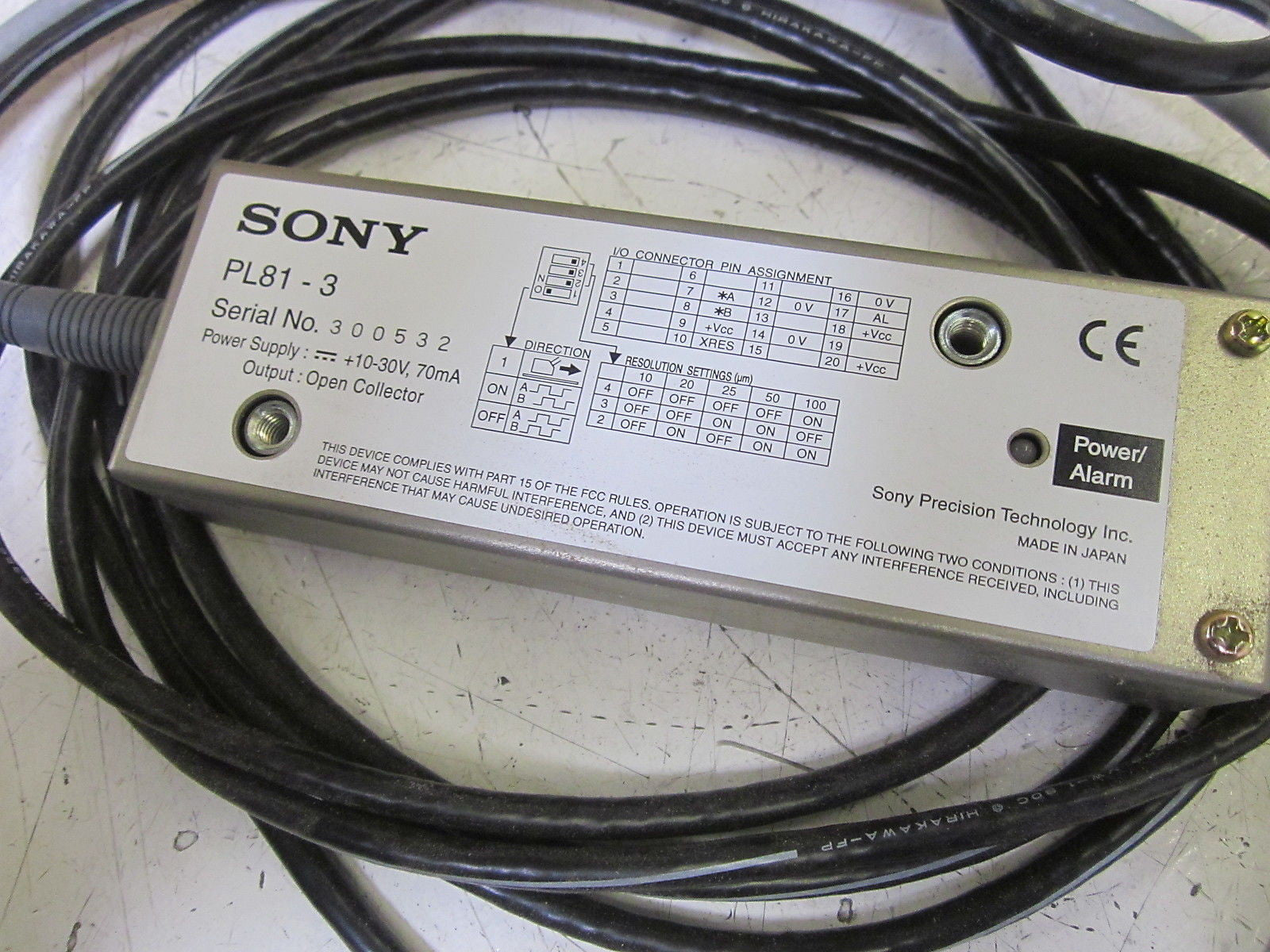 SONY PL81-3 HEAD W/ DETECTOR *NEW IN BOX*